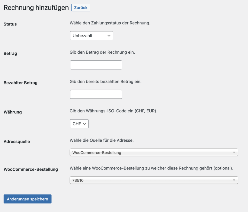 QR-Rechnungen erstellen und bearbeiten – mame documentation
